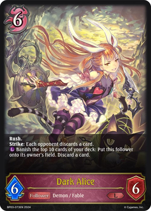 Dark Alice (BP03-073EN) [Flame of Laevateinn] – 50cards