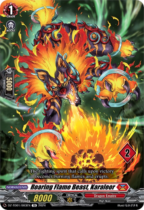 Roaring Flame Beast, Karaleor (2) (DZ-TD01/003EN) [Start Up Trial Deck – 50cards