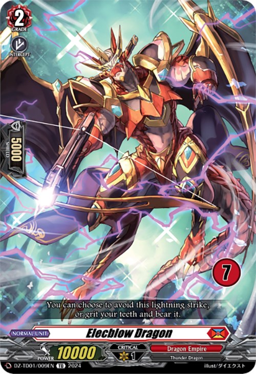 Elecblow Dragon (7) (DZ-TD01/009EN) [Start Up Trial Deck: Dragon Empir – 50cards