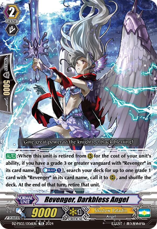 Revenger, Darkbless Angel (DZ-PS02/006EN) [DZ-PS02: Premium Deckset “R – 50cards