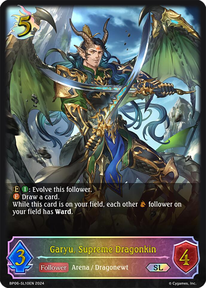 Garyu, Supreme Dragonkin (BP06-SL10EN) [Paragons of the Colosseum] – 50cards