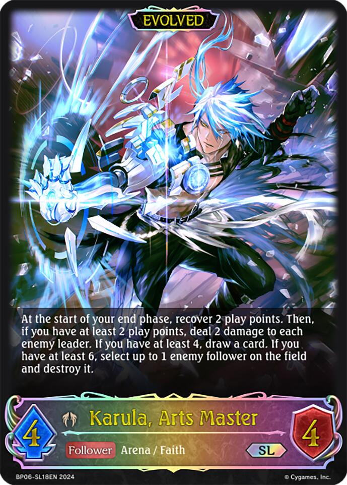 Karula, Arts Master (Evolved) (BP06-SL18EN) [Paragons of the Colosseum – 50cards