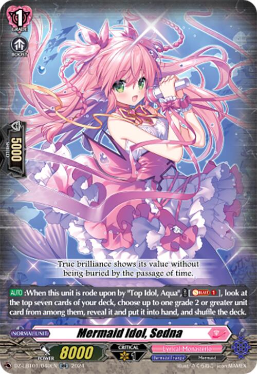 Mermaid Idol, Sedna (DZ-LBT01/040EN) [Lyrical Monasterio Sparkling Sta – 50cards