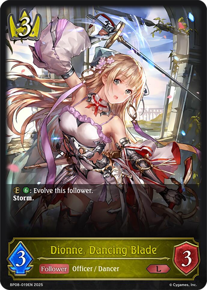 Dionne, Dancing Blade (BP08-019EN) [Alterchaotica] – 50cards