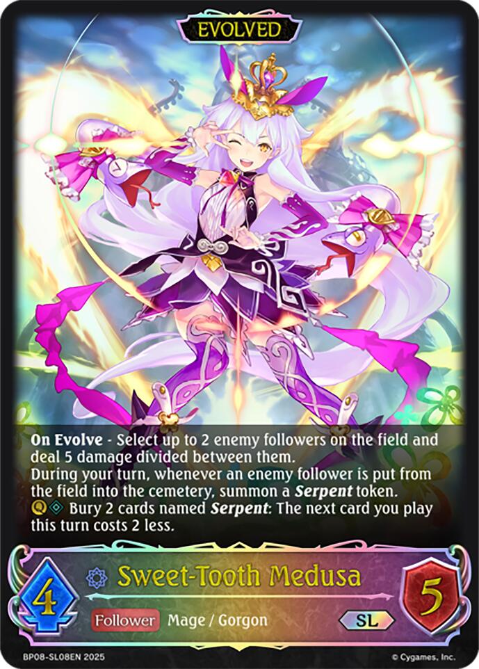 Sweet-Tooth Medusa (Evolved) (BP08-SL08EN) [Alterchaotica] – 50cards