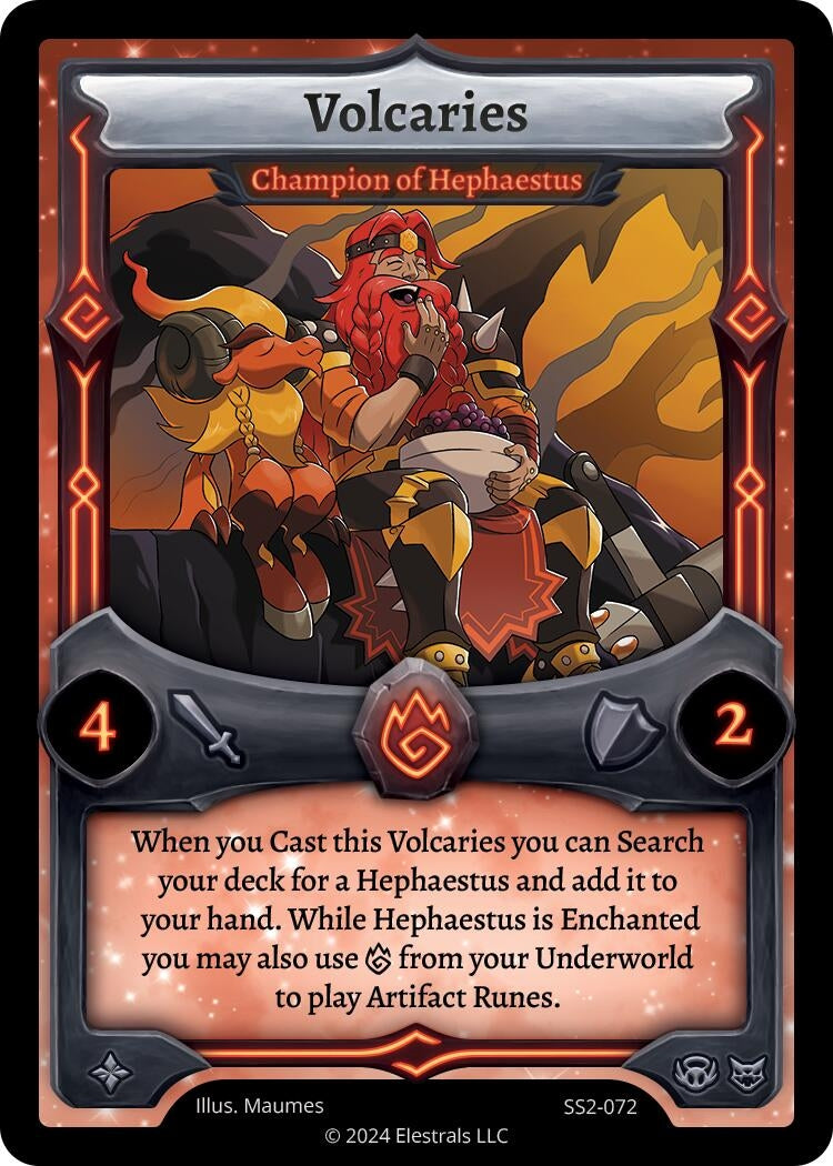 Volcaries - Champion of Hephaestus (SS2-072) – 50cards