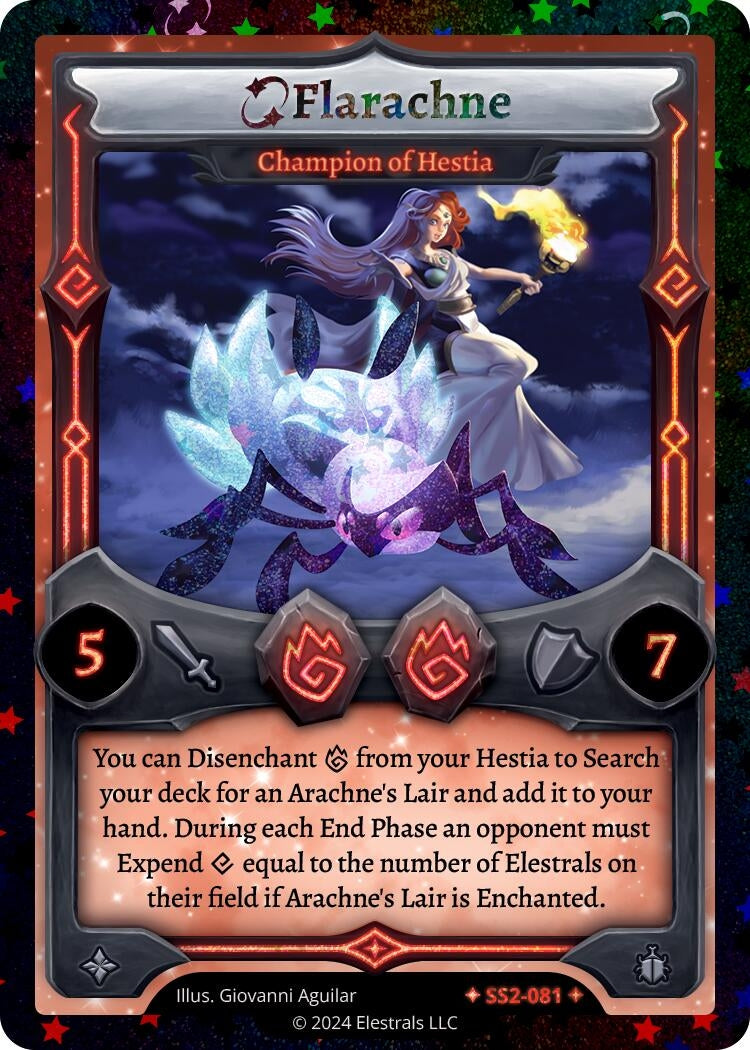 Flarachne - Champion of Hestia (Stellar) (SS2-081) – 50cards