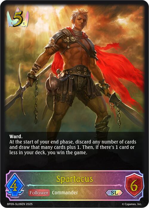 Spartacus (SL) (BP09-SL06EN) [Duet of Dawn and Dusk] – 50cards