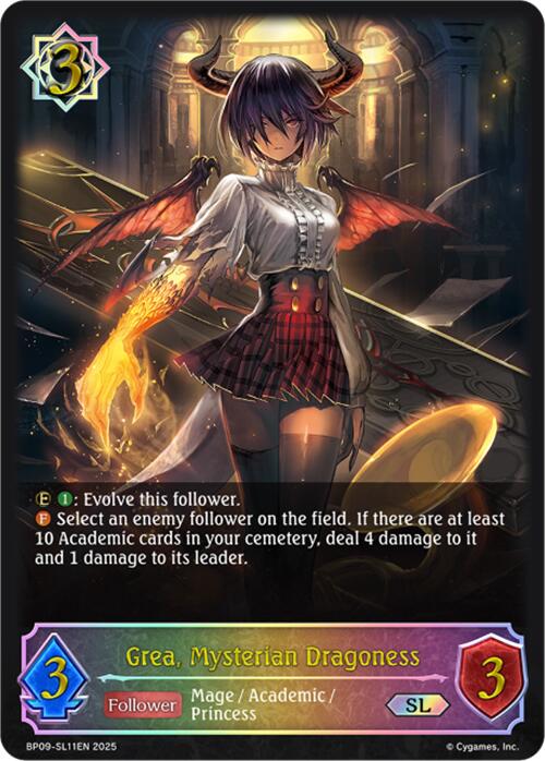 Grea, Mysterian Dragoness (SL) (BP09-SL11EN) [Duet of Dawn and Dusk] – 50cards