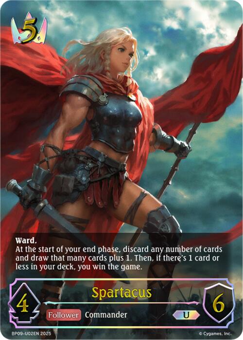 Spartacus (U) (BP09-U02EN) [Duet of Dawn and Dusk] – 50cards