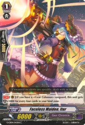 Faceless Maiden, Iter (G-CB04/043EN) [Gear of Fate] – 50cards