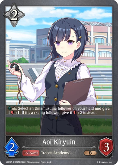 Aoi Kiryuin (CSD01-031EN) [Ready, Set, Umamusume!] – 50cards