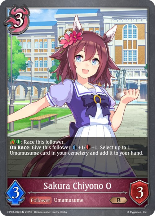 Sakura Chiyono O (CP01-063EN) [Umamusume: Pretty Derby] – 50cards