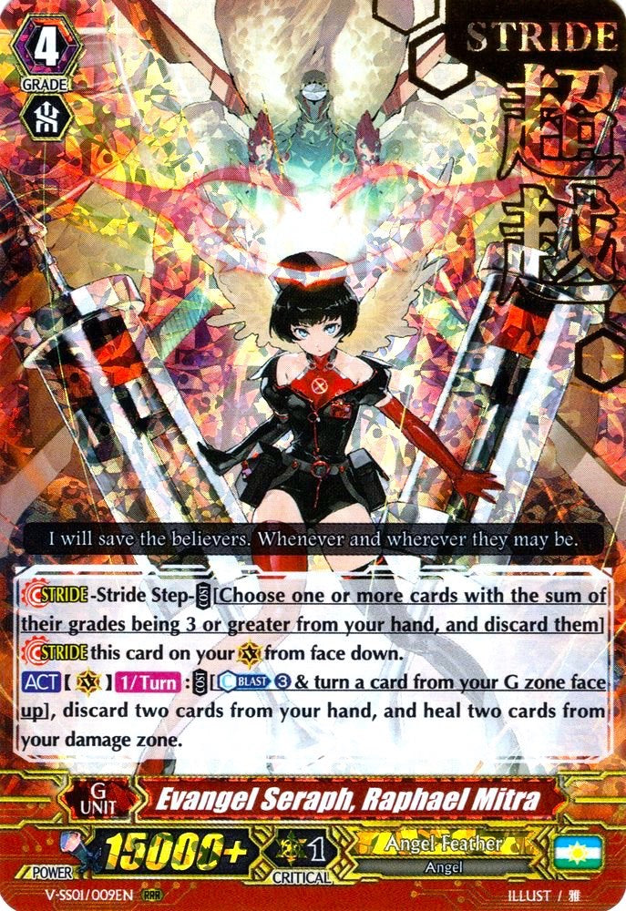 Evangel Seraph, Raphael Mitra (Hot Stamped) (V-SS01/009EN) [Premium Co – 50cards
