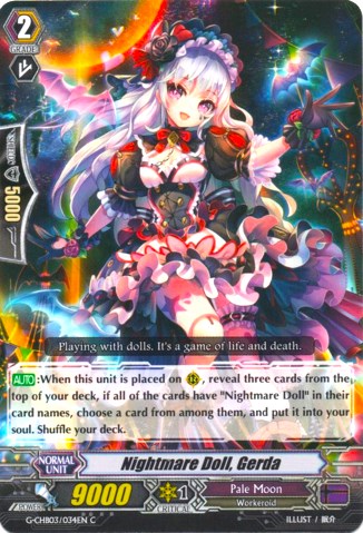Nightmare Doll, Gerda (G-CHB03/034EN) [Rummy Labyrinth Under the Moonl – 50cards