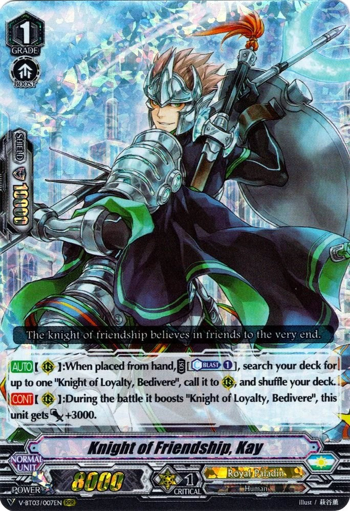 Knight of Friendship, Kay (V-BT03/007EN) [Miyaji Academy CF Club] – 50cards