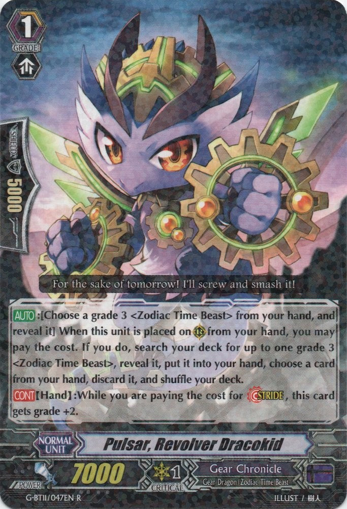 Pulsar, Revolver Dracokid (G-BT11/047EN) [Demonic Advent] – 50cards