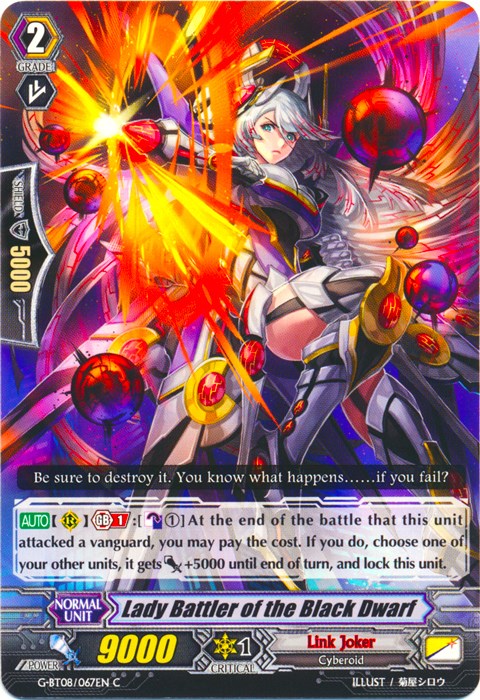 Lady Battler of the Black Dwarf (G-BT08/067EN) [Absolute Judgment] – 50cards