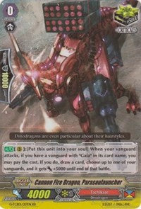 Cannon Fire Dragon, Parasaulauncher (G-TCB01/017EN) [The RECKLESS RAMP – 50cards