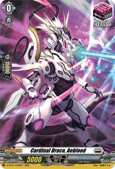 Cardinal Draco, Aeblood (D-BT01/H28EN) [Genesis of the Five Greats ...