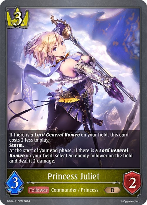 Princess Juliet - P10EN (Foil) (BP04-P10EN) [Cosmic Mythos] – 50cards