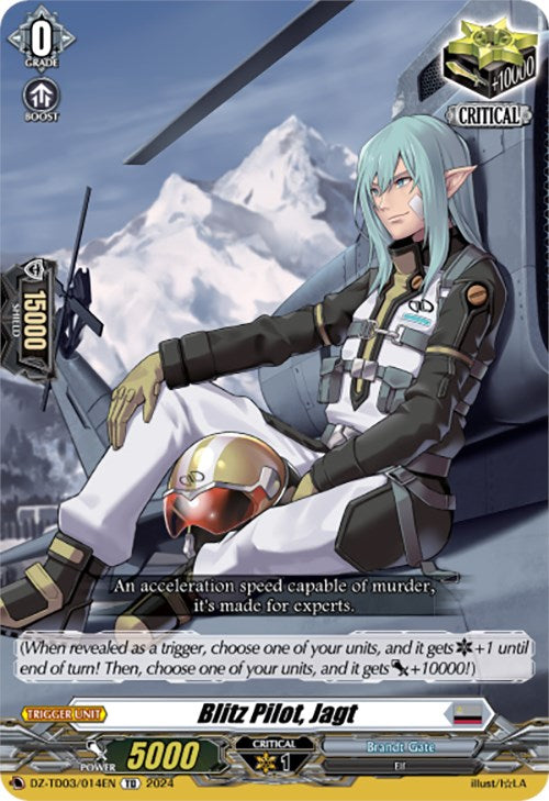 Blitz Pilot, Jagt (DZ-TD03/014EN) [Start Up Trial Deck: Brandt Gate] – 50cards