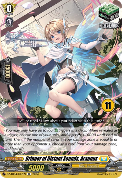Bringer of Distant Sounds, Araunus (11) (DZ-TD04/017EN) [Start Up Tria – 50cards