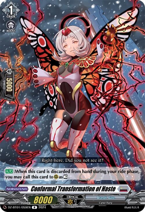 Conformal Transformation of Haste (DZ-BT01/059EN) [Fated Clash] – 50cards