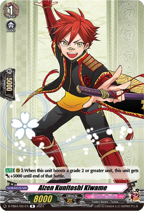 Aizen Kunitoshi Kiwame (D-TB04/051EN) [Touken Ranbu ONLINE 2023] – 50cards