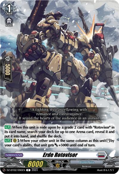 Erde Rotovisor (DZ-BT02/090EN) [Illusionless Strife] – 50cards