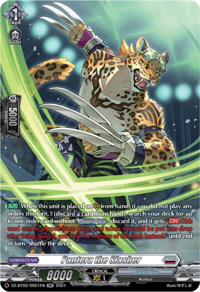 Pantera the Slasher (SR) (DZ-BT02/SR21EN) [Illusionless Strife] – 50cards