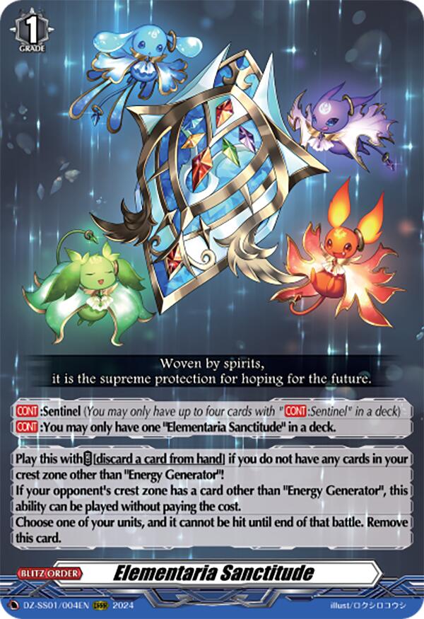 Elementaria Sanctitude (DZ-SS01/004EN) [Festival Booster 2024] – 50cards