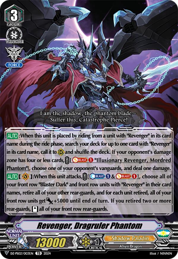 Revenger, Dragruler Phantom (DZ-PS02/003EN) [DZ-PS02: Premium Deckset – 50cards