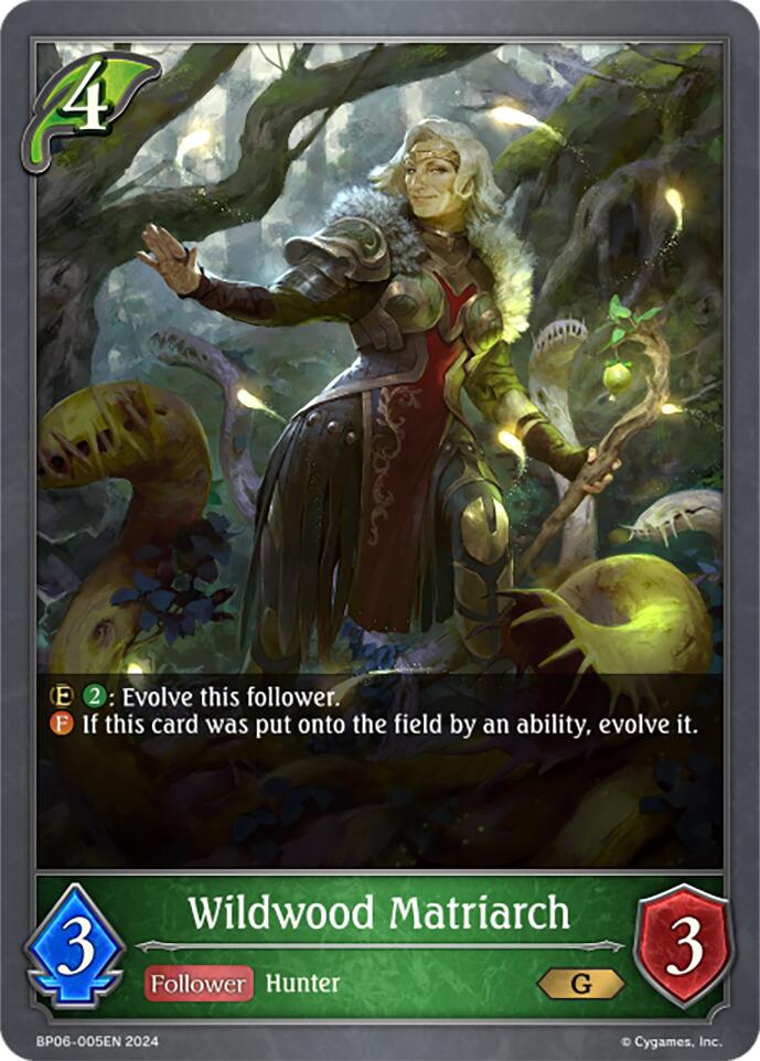 Wildwood Matriarch (BP06-005EN) [Paragons of the Colosseum] – 50cards