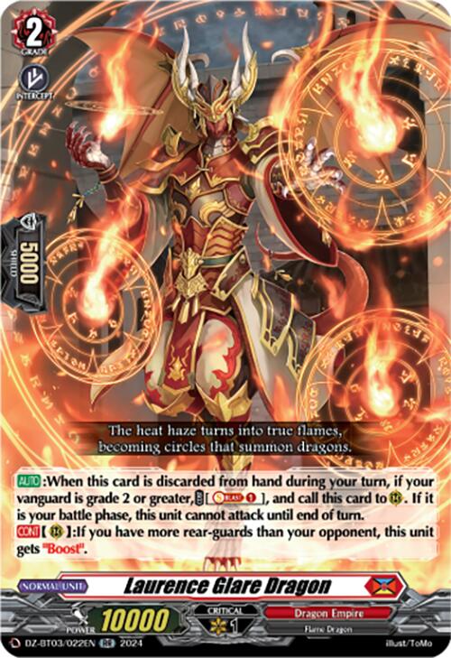 Laurence Glare Dragon (DZ-BT03/022EN) [Dimensional Transcendence] – 50cards