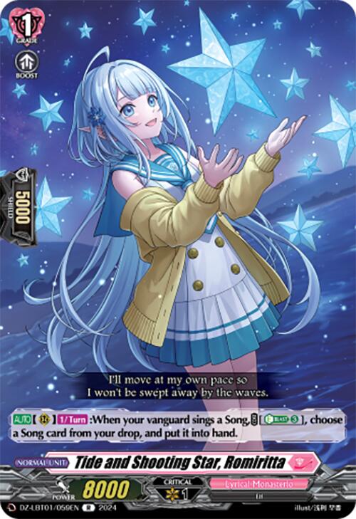 Tide and Shooting Star, Romiritta (DZ-LBT01/059EN) [Lyrical Monasterio – 50cards