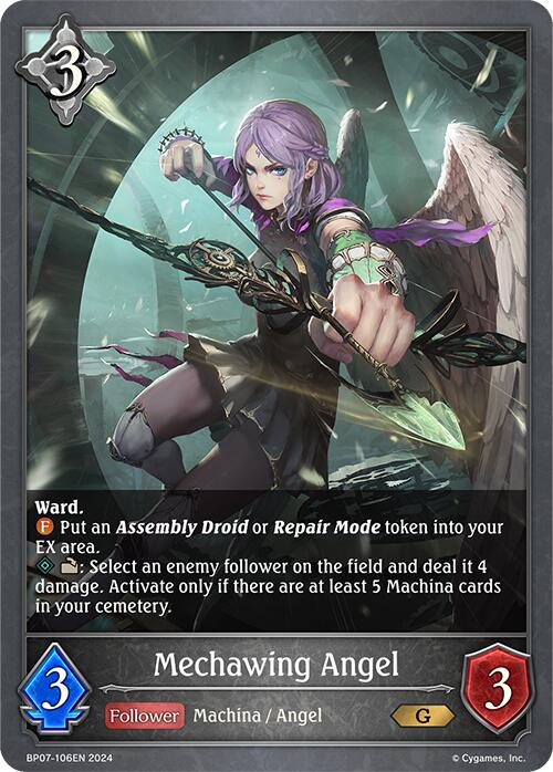 Mechawing Angel (BP07-106EN) [BP07: Verdant Steel] – 50cards
