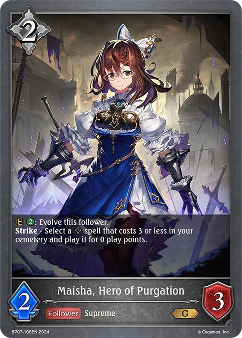 Maisha, Hero of Purgation (BP07-108EN) [BP07: Verdant Steel] – 50cards