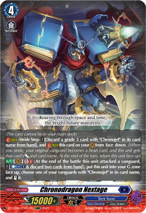 Chronodragon Nextage (EXRRR) (DZ-BT06/EX01EN) [DZ-BT06: Generation Dra ...