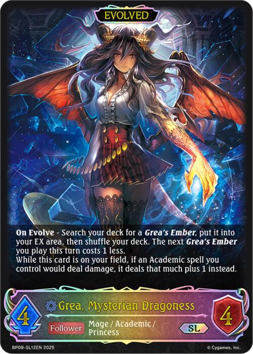 Grea, Mysterian Dragoness (Evolved) (SL) (BP09-SL12EN) [Duet of Dawn a – 50cards