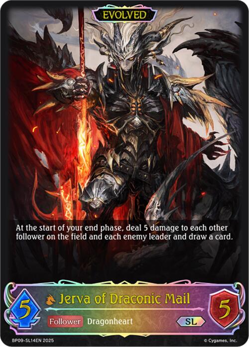 Jerva of Draconic Mail (Evolved) (SL) (BP09-SL14EN) [Duet of Dawn and – 50cards