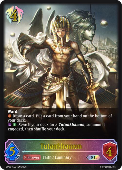 Tutankhamun (SL) (BP09-SL24EN) [Duet of Dawn and Dusk] – 50cards