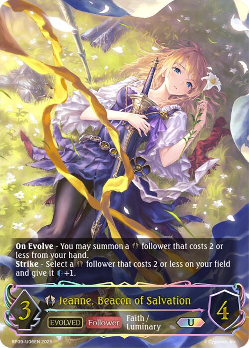 Jeanne, Beacon of Salvation (U) (BP09-U06EN) [Duet of Dawn and Dusk] – 50cards