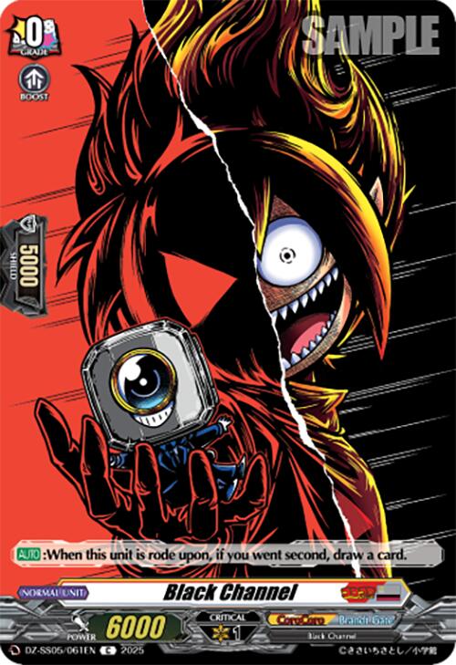 Black Channel (DZ-SS05/061EN) [DZ-SS05: CoroCoro Start Deck Pack] – 50cards