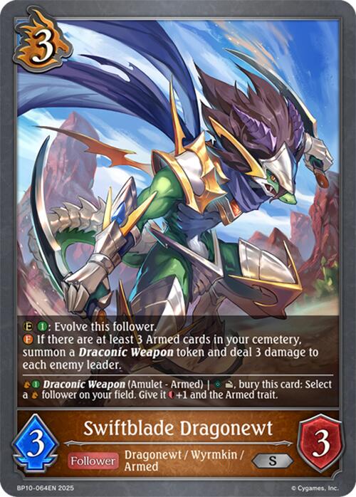 Swiftblade Dragonewt (BP10-064EN) [Gods of the Arcana] – 50cards