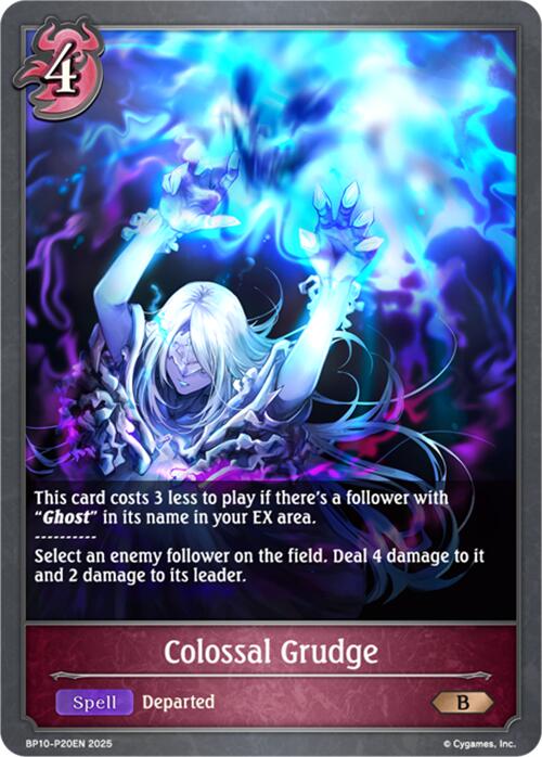 Colossal Grudge - P20 (Foil) (BP10-P20EN) [Gods of the Arcana] – 50cards
