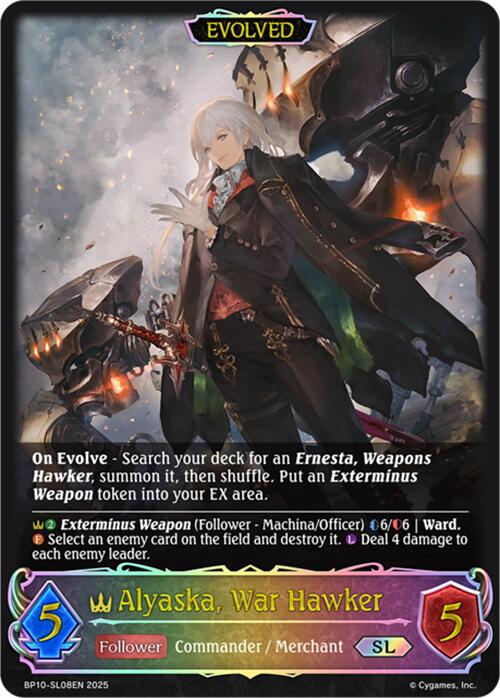 Alyaska, War Hawker (Evolved) (SL) (BP10-SL08EN) [Gods of the Arcana] – 50cards