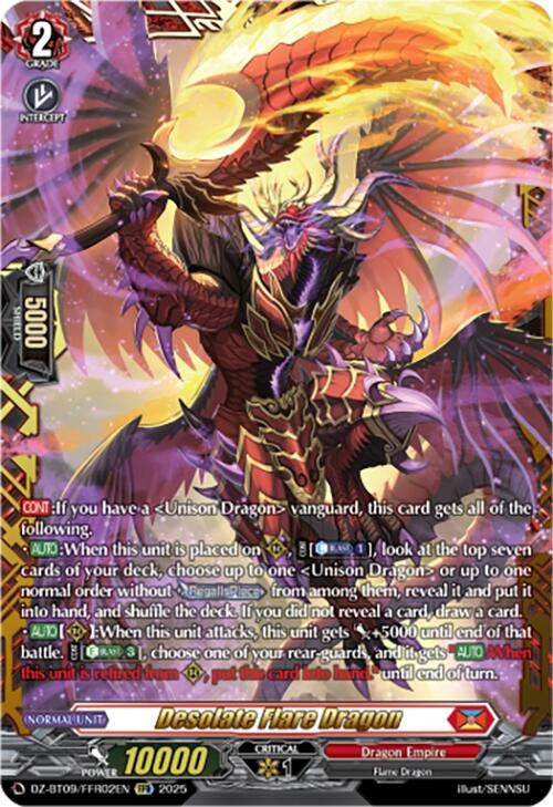 Desolate Flare Dragon (FFR) (DZ-BT09/FFR02EN) – 50cards