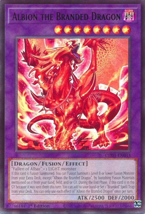 Albion the Branded Dragon (CH01-EN043) – 50cards
