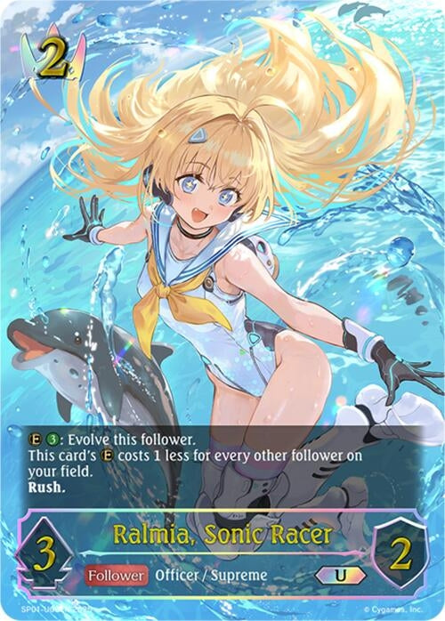 Ralmia, Sonic Racer (U) (SP01-U06EN) – 50cards